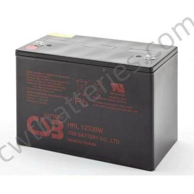 China CSB HRL12330W Hitachi Agm Valve Regulated Vrla Gel Battery 12V 330W UPS Batteries for sale