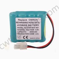 China Omron HEM-907 Rechargeable Nickel Metal Hydride Battery 4.8V 2000mAh Ni-MH Batteries for sale