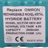 China Omron HEM-907 Rechargeable Nickel Metal Hydride Battery 4.8V 2000mAh Ni-MH Batteries for sale