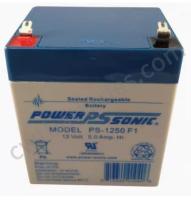 China POWER SONIC PS-1250 F1 AGM VRLA Batteries Sealed Lead Acid 12v 7AH 5AH for sale