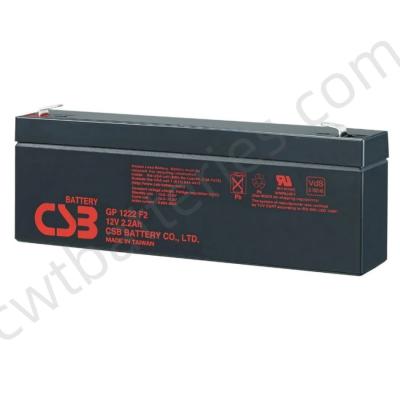 China CSB GP Valve Regulated Lead Acid Battery Replacement 12v 2.2Ah GP1222 UPS for sale