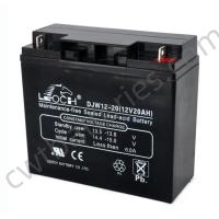China SLA AGM Valve Regulated Lead Acid Vrla Batteries Maintenance Free 12V 20AH LEOCH DJM12-20 for sale