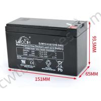 China LEOCH DJM12-9.0 Rechargeable Sealed Lead Acid 12v 8ah VRLA Battery SLA 12V 9Ah for sale