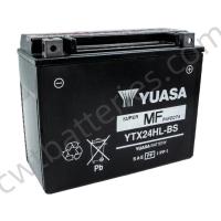 China Motorcycle AGM Power Sport Battery Replacement Yuasa YTX24HL-BS 12V 21Ah for sale