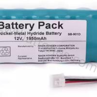 China Nihon Kohden SB-901D Nickel-Metal Hydride Battery for X071 ECG-9620 ECG-6951D ECG-9620P ECG-6951E 12V 1950mAh Compatible for sale