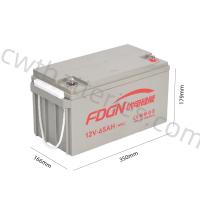 China 12V 65Ah Gel VRLA Sealed Lead Acid Battery Deep Cycle For Solar Storage System for sale