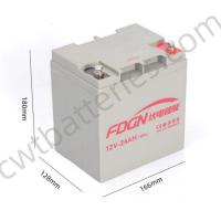 China Deep Cycle Silicon Lithium Solar Batteries 12V 24Ah For Light OEM for sale
