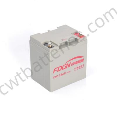 China Deep Cycle Silicon Lithium Solar Batteries 12V 24Ah For Light OEM for sale