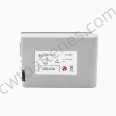 China GE MAC800 ECG Machine 2037082-001 Battery Compatible Medical Batteries Replacement Parts 7.2V 4500mAh 33Wh for sale
