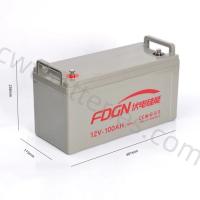 China Large Gel 12V 100Ah Solar Battery UPS Energy Storage For Residential Home for sale