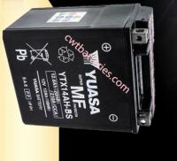 China Aftermarket Yuasa YTX14AH-BS Motorbike Lithium Battery 12V 12Ah 10HR  for sale