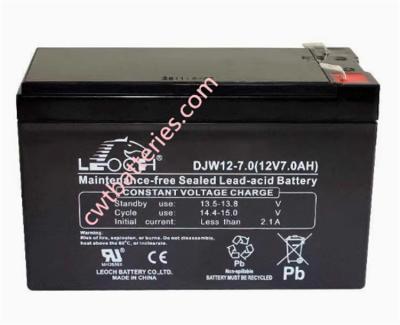 China LEOCH DJM12-7.0 12V 7.0AH Sealed Valve Regulated Lead Acid Vrla Battery For Solar Wind Power for sale