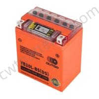 China OUTDO YB10L-BS Motorcycle Scooter Lead Acid Battery 12V 10Ah Nonspillable for sale
