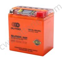 China OUTDO YB10L-BS Motorcycle Scooter Lead Acid Battery 12V 10Ah Nonspillable for sale