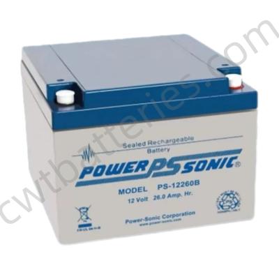 China 12V 26Ah SLA Vrla Sealed Rechargeable Batteries SONIC PS-12260B PS for sale