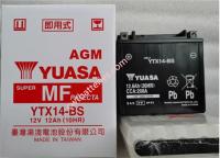 China YUASA YTX14-BS 12V 12Ah Sealed Lead Battery For Motorcycles Scooters ATVs for sale