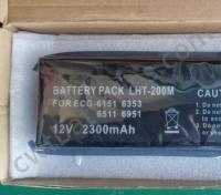 China Compatible Battery LHT-200M for Nihon Kohden ECG-6851K 6511 6551 9120 6151 6353 6511 6951 12V 2300mAh Medical Equipment Part for sale