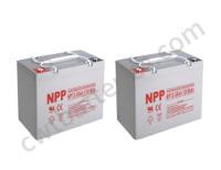 China Valve Regulated Lead Acid Solar Batteries NPG12-55Ah 12V Rechargeable for sale