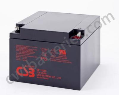 China CSB GP12260 12V 26AH VRLA AGM Valve Regulated Rechargeable Battery Sealed for sale