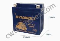 China Dynavolt MG7-A-C Nano Gel Battery Motorbike Battery Replacement 12V 8Ah for sale