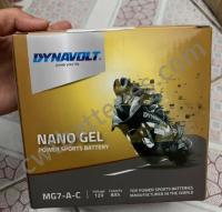 China Dynavolt MG7-A-C Nano Gel Battery Motorbike Battery Replacement 12V 8Ah for sale