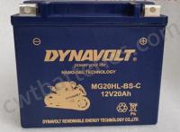 China Motorcycle Nano Gel Jet Ski Batteries 12V 20Ah Dynavolt MG20HL-BS-C for sale