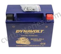 China Motorcycle Nano Gel Jet Ski Batteries 12V 20Ah Dynavolt MG20HL-BS-C for sale