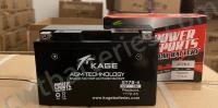 China Kage AGM Power Sport Motorcycle Battery 12V 7Ah GT7B-4 New Original for sale