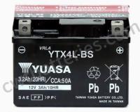 China Lithium Motorcycle Yuasa YTX4L-BS Battery 12V 3Ah 10HR CCA:50A for sale
