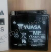 China 17Ah Absorbent Glass Mat 12V AGM Battery Yuasa YTX20A-BS OEM for sale