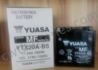 China 17Ah Absorbent Glass Mat 12V AGM Battery Yuasa YTX20A-BS OEM for sale