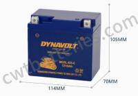 China Nano Gel MG5L-BS-C Dynavolt Motorcycle Battery 12V 5Ah CCA:170 OEM for sale