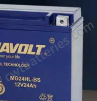 China ODM Dynavolt MG24HL-BS Nano Gel ATV Batteries T4 LEAD Terminal 24Ah 12V 4 Wheeler Battery for sale