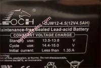 China AGM LEOCH DJW12-4.5 4.5AH 12V UPS Battery Pack Sealed Lead Acid Battery for sale