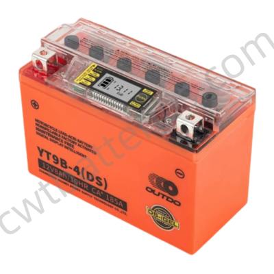 China Lead Acid Valve Regulated Gel OUTDO DS YT9B-4 Battery 12V 8Ah Motorcycle for sale
