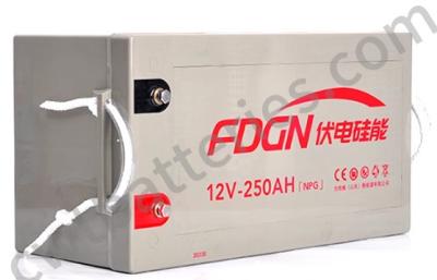 China ODM NPG Solar Batteries 12V 250Ah Maintenance Free Uninterruptible Power Supply for sale