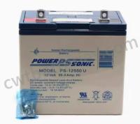 China Power Sonic PS-12550 U 12V 55AH SMF VRLA Batteries Rechargeable for sale