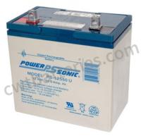 China Power Sonic PS-12550 U 12V 55AH SMF VRLA Batteries Rechargeable for sale
