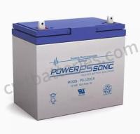 China Power Sonic PS-12550 U 12V 55AH SMF VRLA Batteries Rechargeable for sale