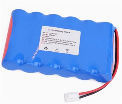 China Guoteng GF9000 Li-ion Battery Pack New Compatible 11.1V 5200mAh for GT2000,GT6000,GF9000,GT9002,GT9003 ECG Machine for sale
