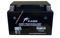 China Kage Battery MF12V9-1A 12V 9Ah Replaces YTX9-BS for Motorcycle Battery for sale