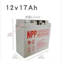 China  NPG12-17Ah 12V17Ah Lead Acid Gel Rechargeable Solar Storage Battery Power Solar System New Original for sale