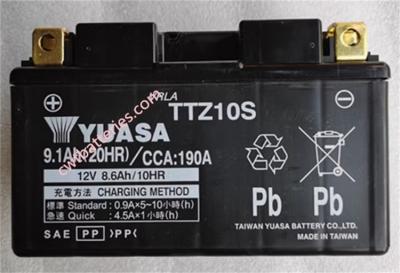 China Yuasa YTZ10S Battery 12V 8.6Ah10HR New Original Motorcyle Battery for sale