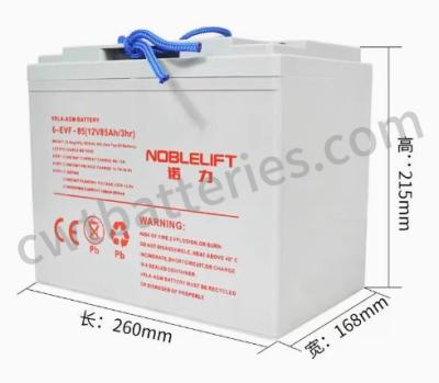 China 12V 85Ah 5HR Lithium Ion Forklift Batteries Replacement NOBLELIFT 6-EVF-85 for sale