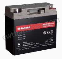 China Santak C12-18 Castle Sealed Lead Acid UPS Batteries 12V 18Ah OEM for sale