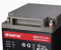 China Rechargeable Castle Lead Acid UPS Battery Santak C12-26 12V 26Ah Non Spillable for sale