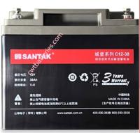 China SANTAK C12-38 12V 38AH Castle Series Power UPS Batteries Maintenance Free for sale