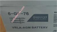 China 12V 76Ah Rechargeable Forklift Batteries Noblelift Battery 6-GF-76 for sale