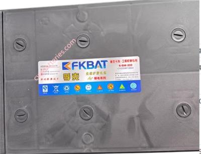 China FKBAT 6-QW-200 12V 200Ah Maintenance Free Marine Battery with 650 CCA and All-weather Adaptability for sale