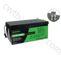 China LiFePO4 12.8V 150Ah Lithium Ion AGM RV Battery Pack Deep Cycle Recreational Vehicle Batteries for sale